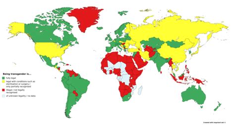 Legality Of Being Transgender Maps On The Web