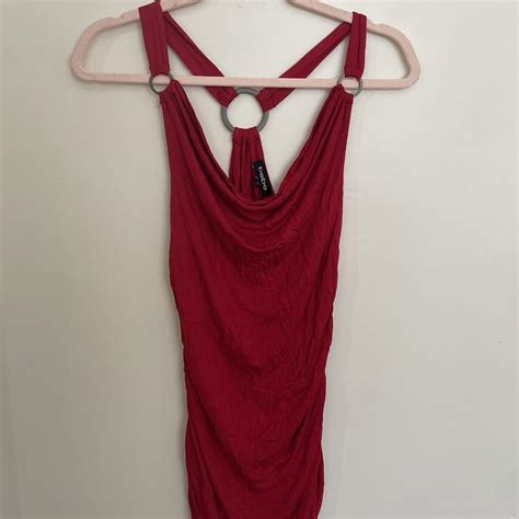 Bebe Red Topdress ️ Size S Depop