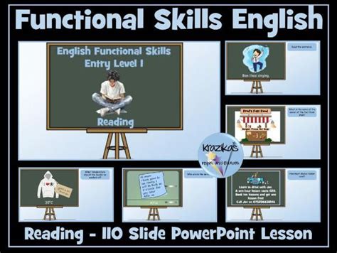 English Functional Skills Entry Level 1 Reading Teaching Resources