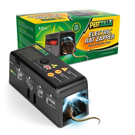 Pestzilla Rat Zapper Rechargeable Electric Mouse Trap Effective And Humane Mouse Traps Indoor