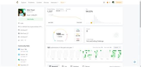 Nitin Tiwari On Linkedin 100daysofcode Dsa Problemsolving Coding Leetcode Programming