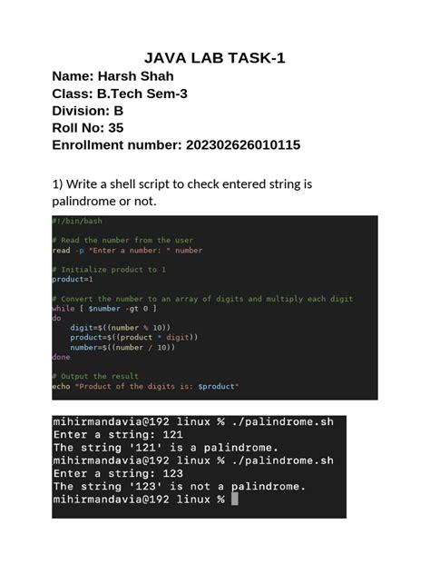 Linux Scripting B23cse035 Pdf