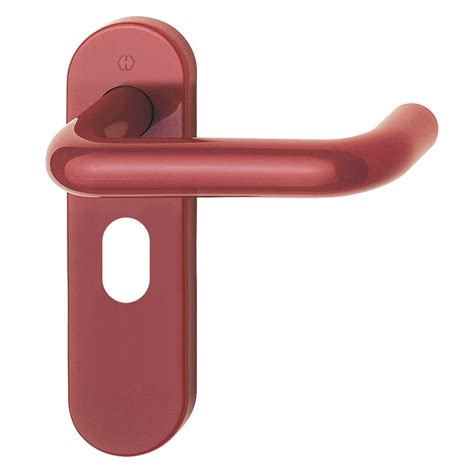 Hoppe Paris 21mmØ Return To Door Nylon Lever Handles On Oval Plate R