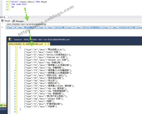 在SQL中直接把查询结果转换为JSON数据 久 久 博客园
