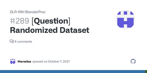 Question Randomized Dataset Issue DLR RM BlenderProc GitHub
