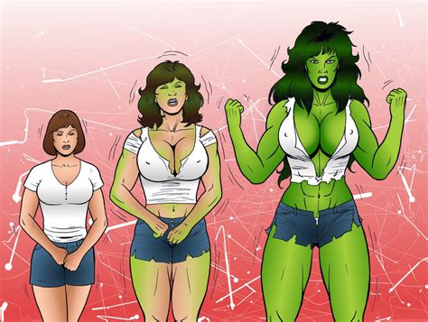 Rule 34 1girls Big Breasts Female Female Only Green Skin Hulk Series
