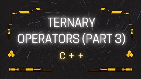 Ternary Operators In C Part 3 Youtube
