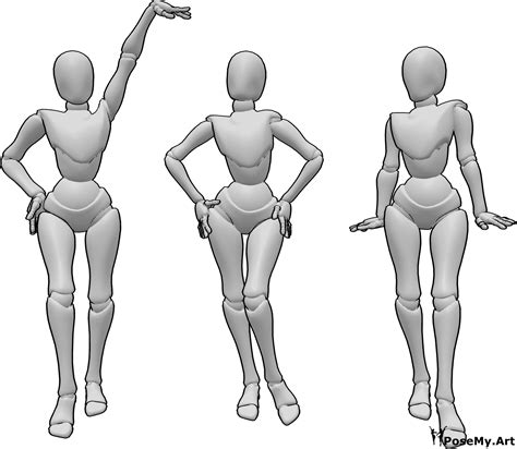 Pose Femenina De Pie Recursos De Diseño De Mujer De Pie Pose Gratis