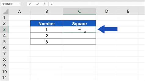 How To Square A Number In Excel