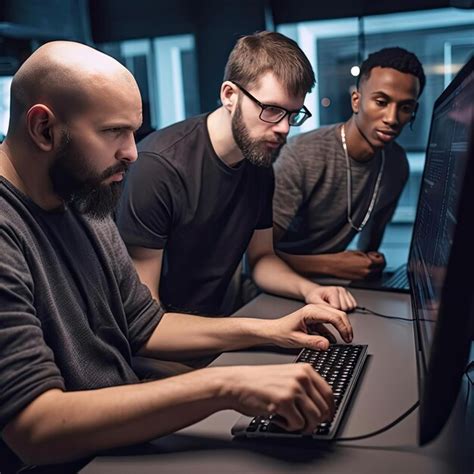 Equipe Multiétnica De Desenvolvedores De Software Trabalhando Em