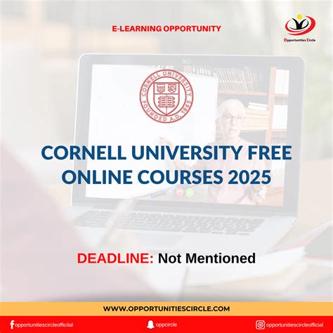 Cornell University Free Online Courses 2026 Opportunities Circle