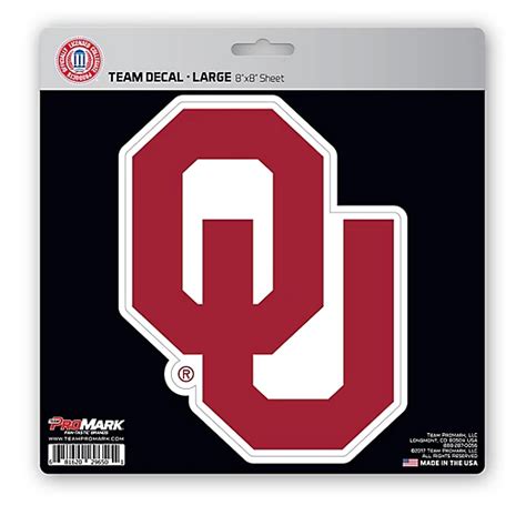 Fanmats Oklahoma Sooners Large Decal At Tractor Supply Co