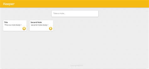 Keeper App Codesandbox