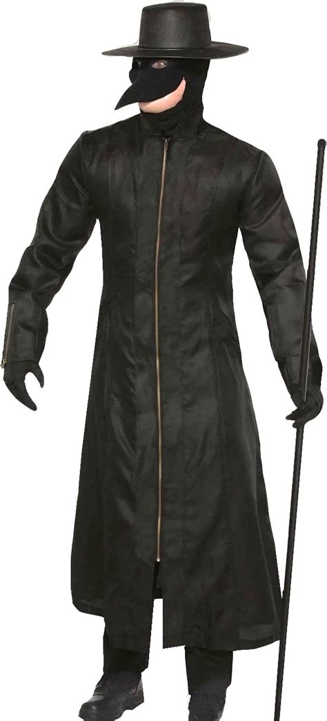 Forum Mens Plague Doctor Costume Multicolor One Size Amazonca