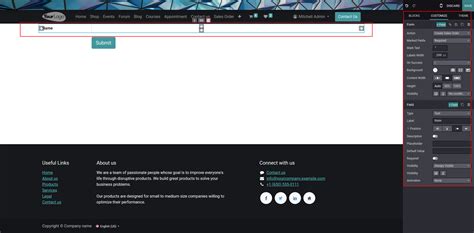 Website Forms Odoo Studio Book