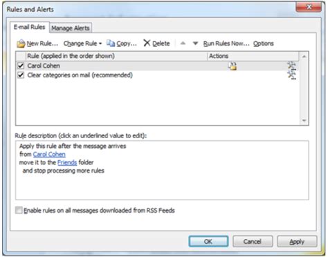 How To Create Rule In Outlook For Email Printable Forms Free Online