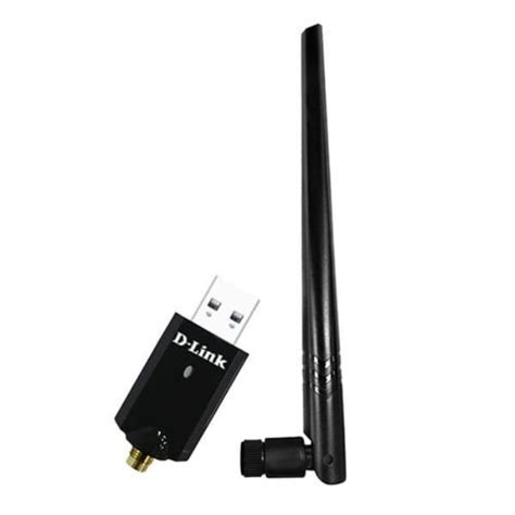 D Link Wireless Usb Adapter With External Antenna Dual Band Black Ac Mimo Dwa