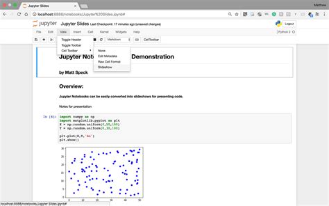 Presenting Code Using Jupyter Notebook Slides By Matthew Speck Medium