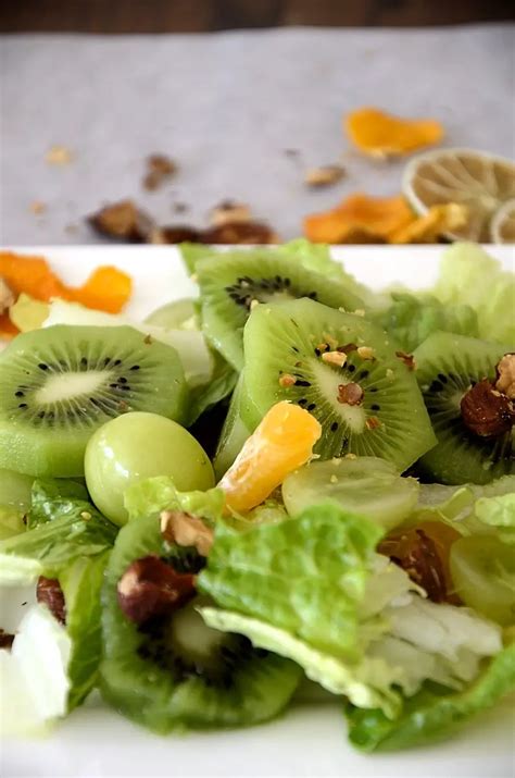 Kiwi Salad With Avocado And Creamy Lime Dressing The Wine Lovers