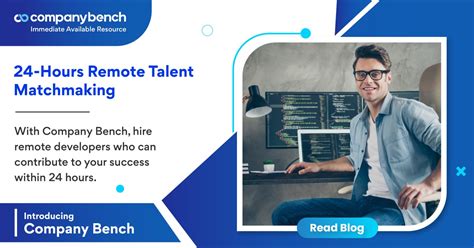 Introducing Company Bench 24 Hour Remote Talent Matchmaking