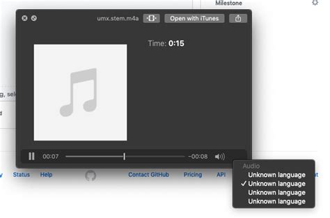 OSX Quicklook Support Issue 22 Faroit Stempeg GitHub