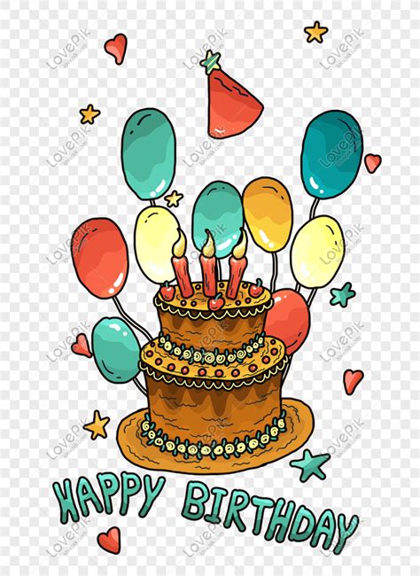 생일 축하 테마 일러스트 Png 일러스트 무료 다운로드 Lovepik
