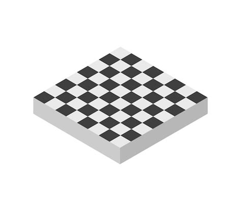 premium vector isometric chessboard