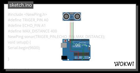Sensor Ultrasonik Wokwi Esp32 Stm32 Arduino Simulator