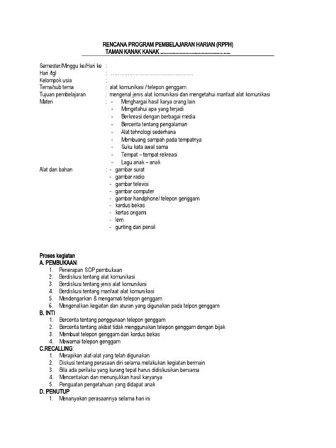 Rpp Alat Komunikasi Pdf