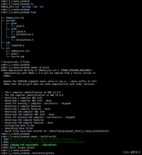 零基础学习opengl（一）创建一个窗口ubuntu 上使用opengl创建窗口 Csdn博客