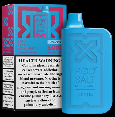 Pod Salt Nexus Puffs Sour Blue Raspberry Mg House Of Clouds