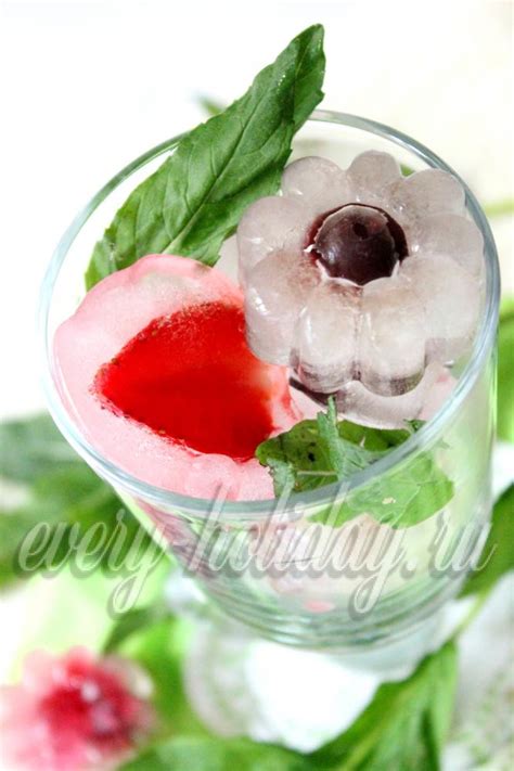 Лед с фруктами