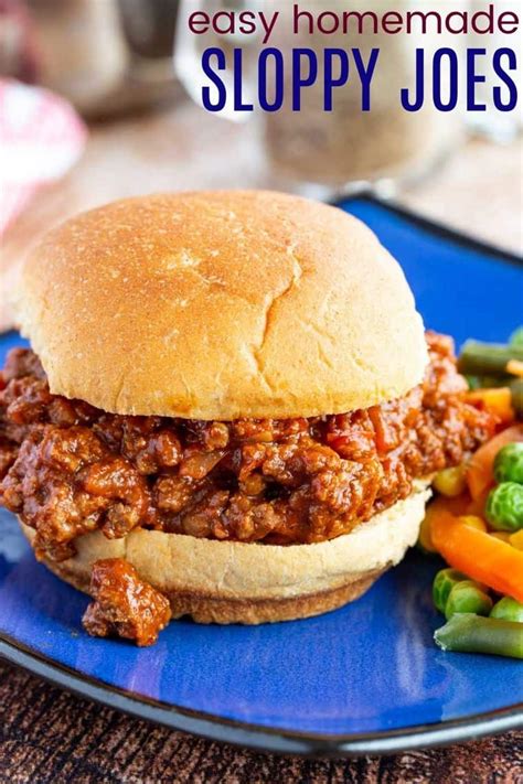 Homemade Sloppy Joes Recipe Cupcakes And Kale Chips
