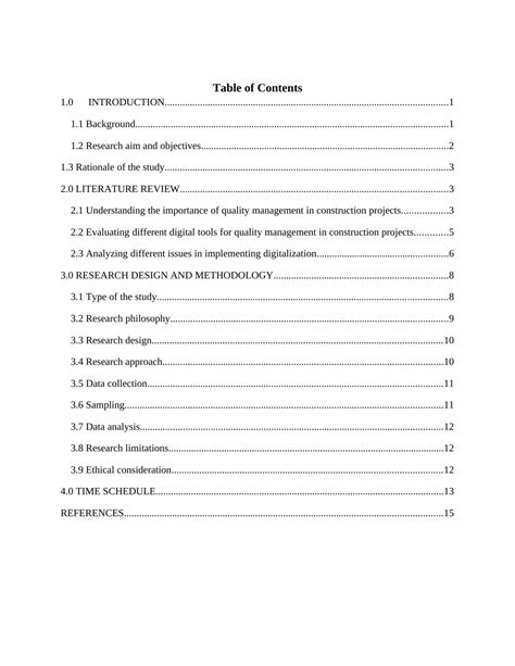 Construction Quality Analyzing Digitalizations Influence