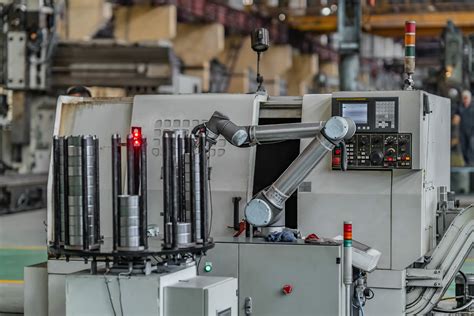 Machine Tending With A Cobot Collaborative Robot Machine Tending