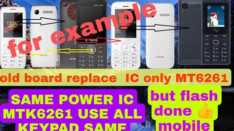 ITEL VGO TEL QMOBILE E TACHI All In One Solution Mediatek Mt6261 Power Ic Replacement YouTube