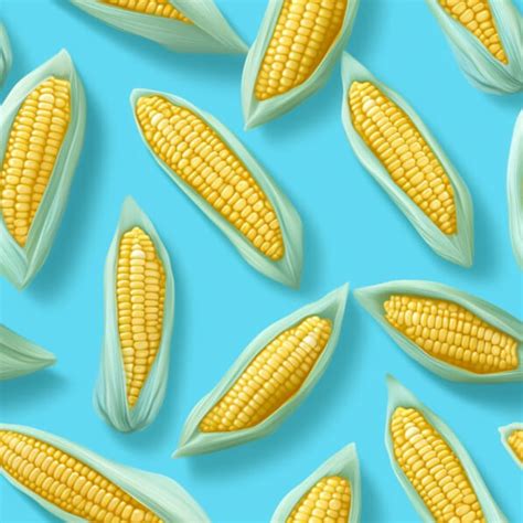Download Fresh Corn On The Cob Seamless Pattern Patterns Online Creative Fabrica