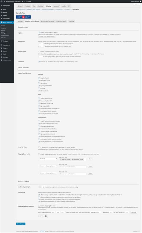 Canada Post Woocommerce Shipping Plugin For Rates Labels And Tracking By Truemedia
