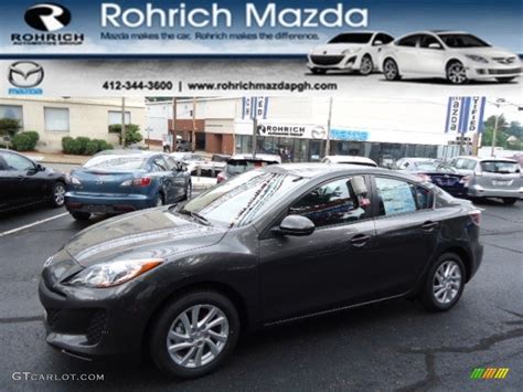 2012 Graphite Mica Mazda Mazda3 I Touring 4 Door 68223303 Photo 5
