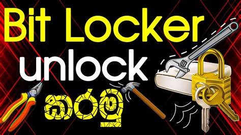 How To Unlock BitLocker In Any Windows Recovery Key Guide In Sinhala YouTube