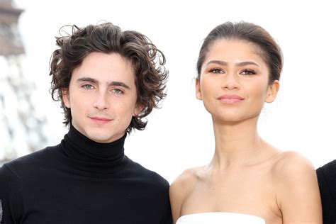 Timothée Chalamet and Zendaya Dune Part Two Photocall in Paris February 12 2024 Zendaya