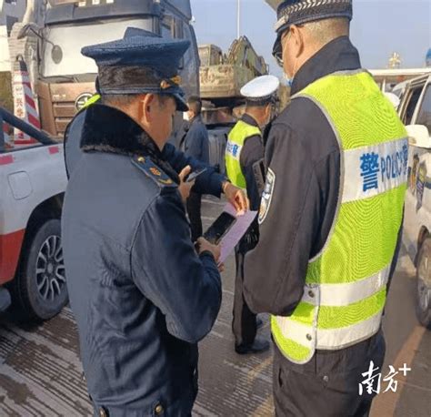 货车超限还冲卡，截留查处！交通运输局超载车辆