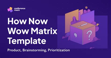 How Now Wow Matrix Template The Conference Room