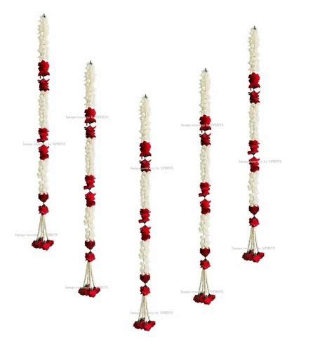 Sphinx Artificial Jasmine And Rose Clustered Garlands Approx 25 Ft