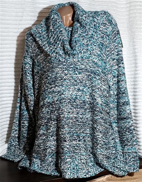 Свитер вязаный теплый с горловиной батал — цена 400 грн в каталоге Свитеры Купить женские вещи