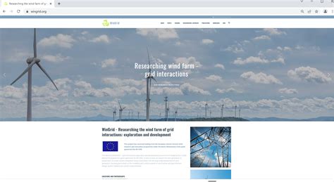Wind Farm Grid Interactions Exploration And Development Wingrid Project News