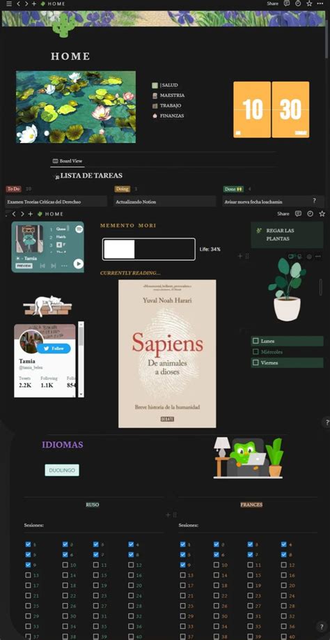 My 2023 Notion Dashboard Rnotion