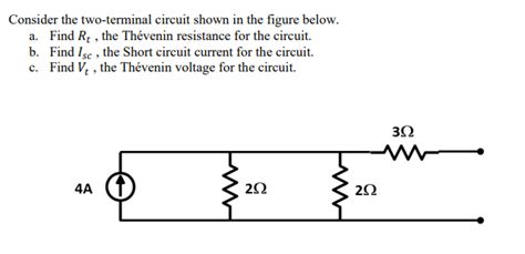 Solved Consider The Two Terminal Circuit Shown In The Figure