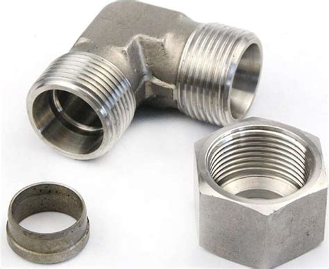 Bite Type 90 Degree Elbow Hydraulic Fittings 1c9