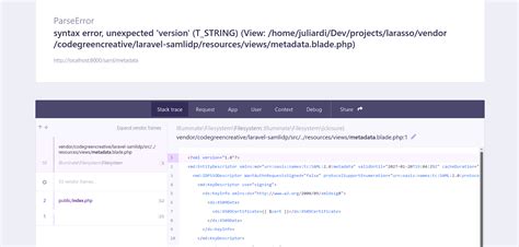 Error When Accessing Samlmetadata · Issue 44 · Codegreencreativelaravel Samlidp · Github